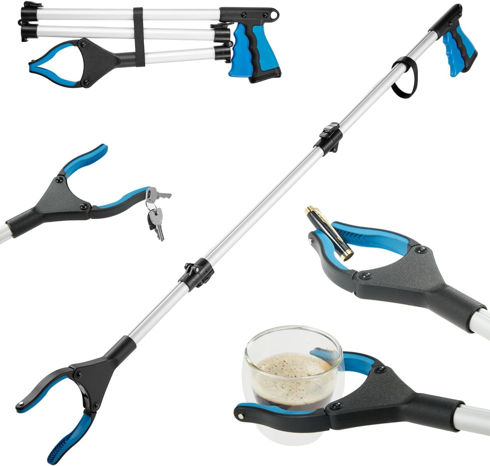 Amazon.com: GrabRunner 38 Inch & 44 Inch Extra Long Grabber Reacher ...