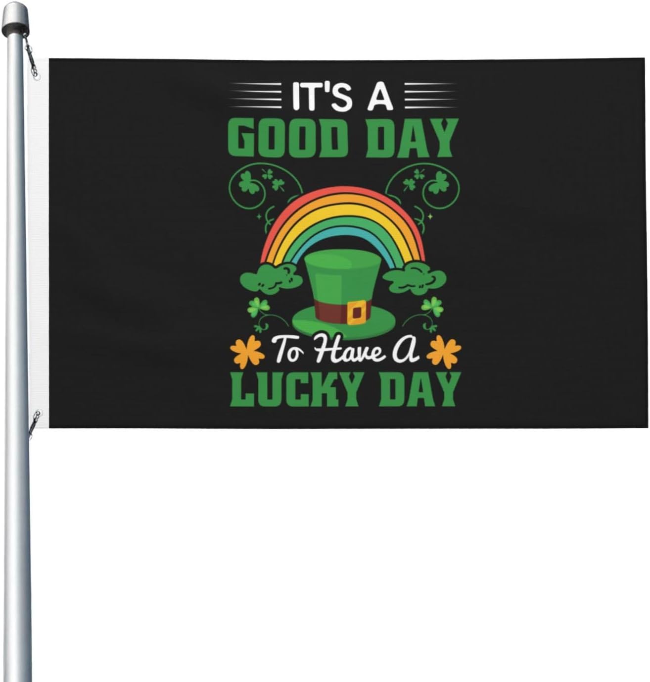 Amazon.com: It s A Good Day To Have A Lucky Day Flag Double Sided 3x5 ...