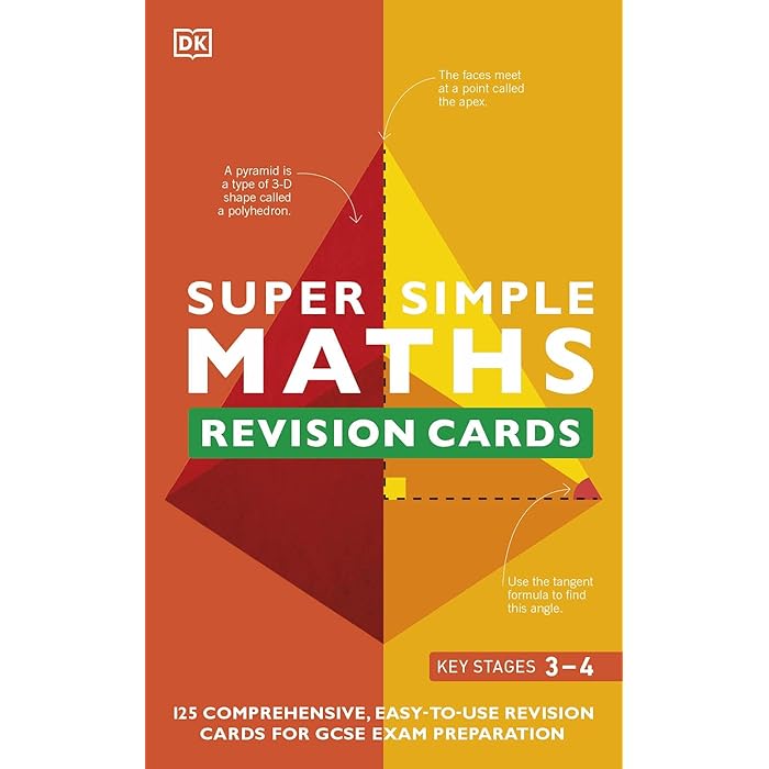 Buy Super Simple Maths Revision Cards Key Stages 3 and 4: 125 ...