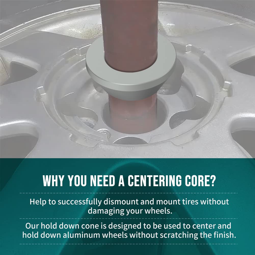 Snapklik.com : Manual Tire Changer Centering Cone, Billet Aluminum ...