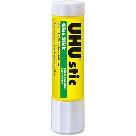 Amazon.com : UHU Stic Permanent Clear Application Glue Stick, 0.29 oz ...