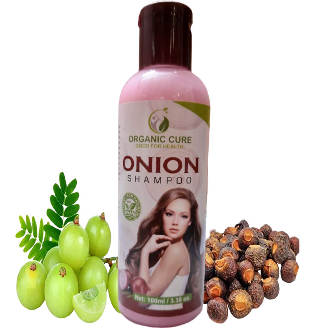 Organic cure Onion Shampoo for Hair Growth & Hair Fall Control, with ...