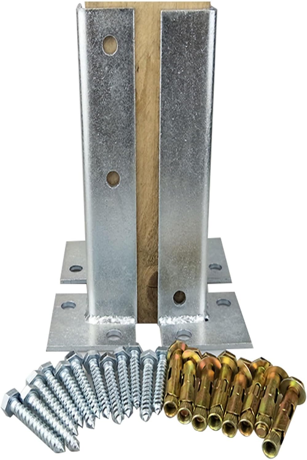 Adjustable Wood Post Brackets, Metal Railing Post Brackets/Post Base ...