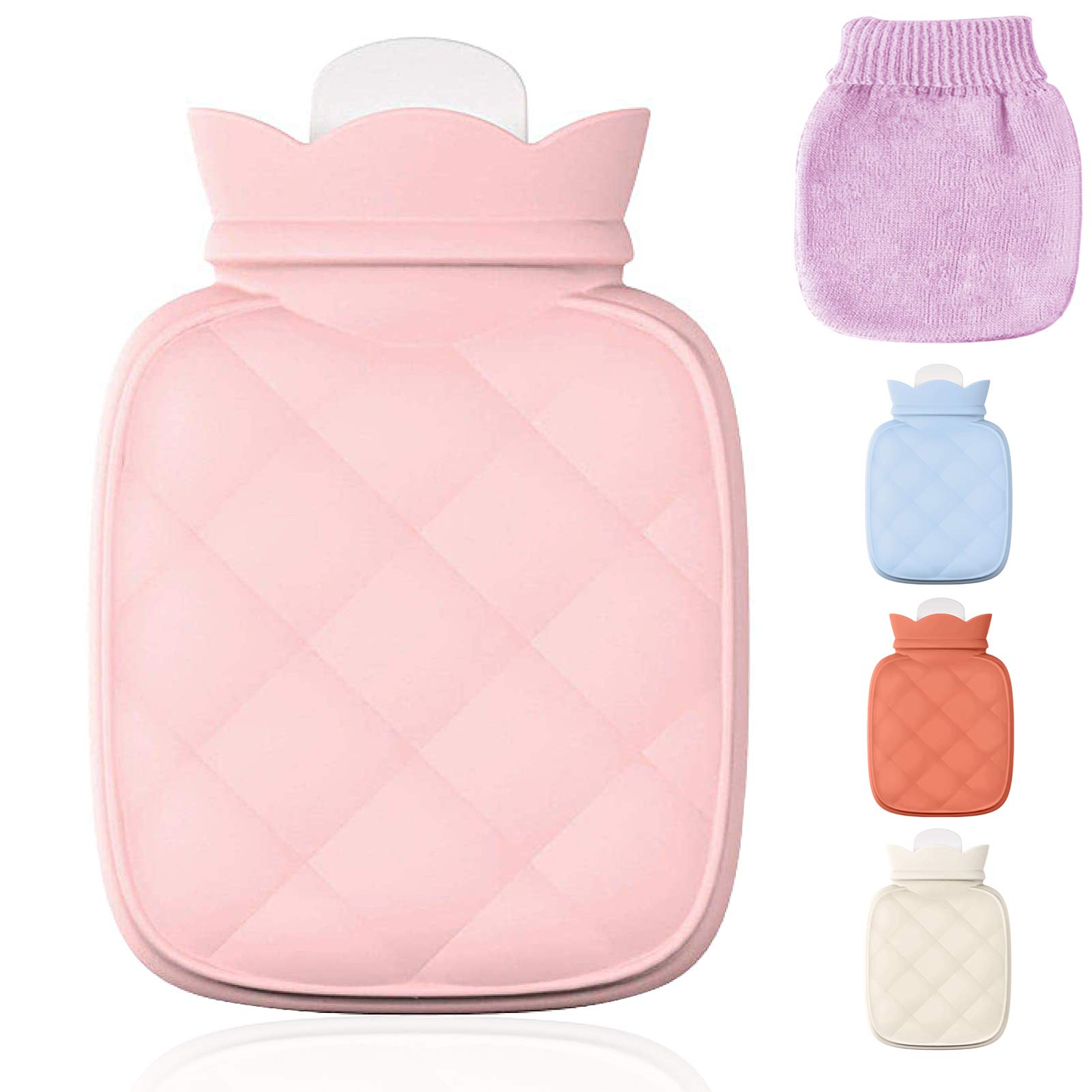 Amazon.com: Redify Small Hot Water Bottle Bag for Hot & Cold Compress ...