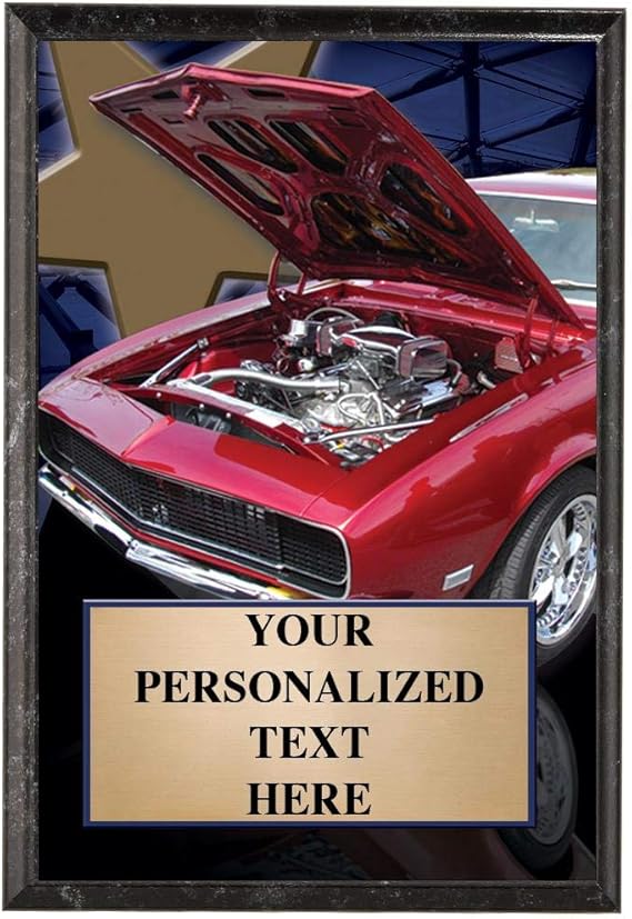 Amazon.com : Car Show Plaques, 5 x 7 Show Stopper Car Show Trophy ...