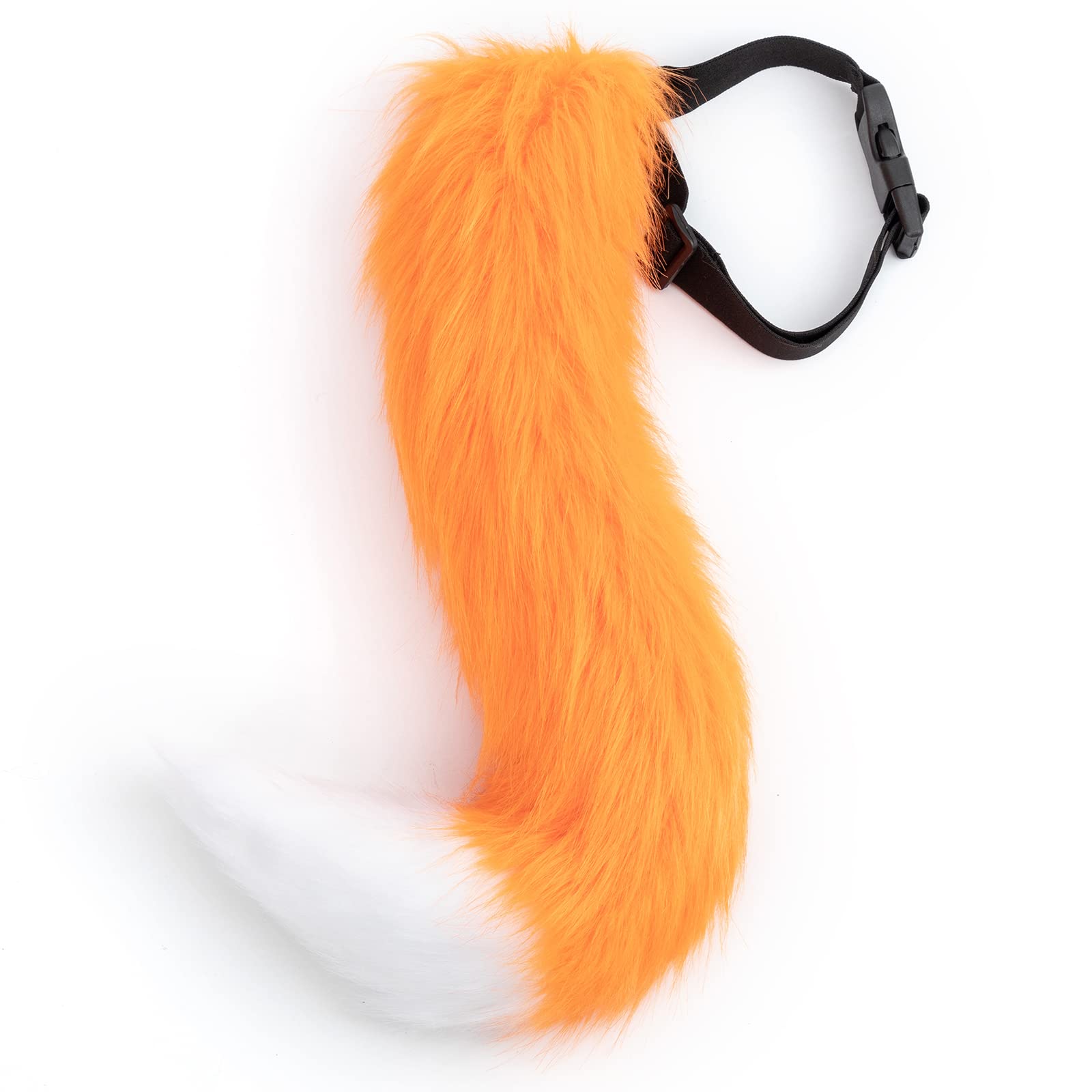 DRESHOW Fox Fur Tail Cosplay Costume Party Super Huge Fluffy Tail for ...