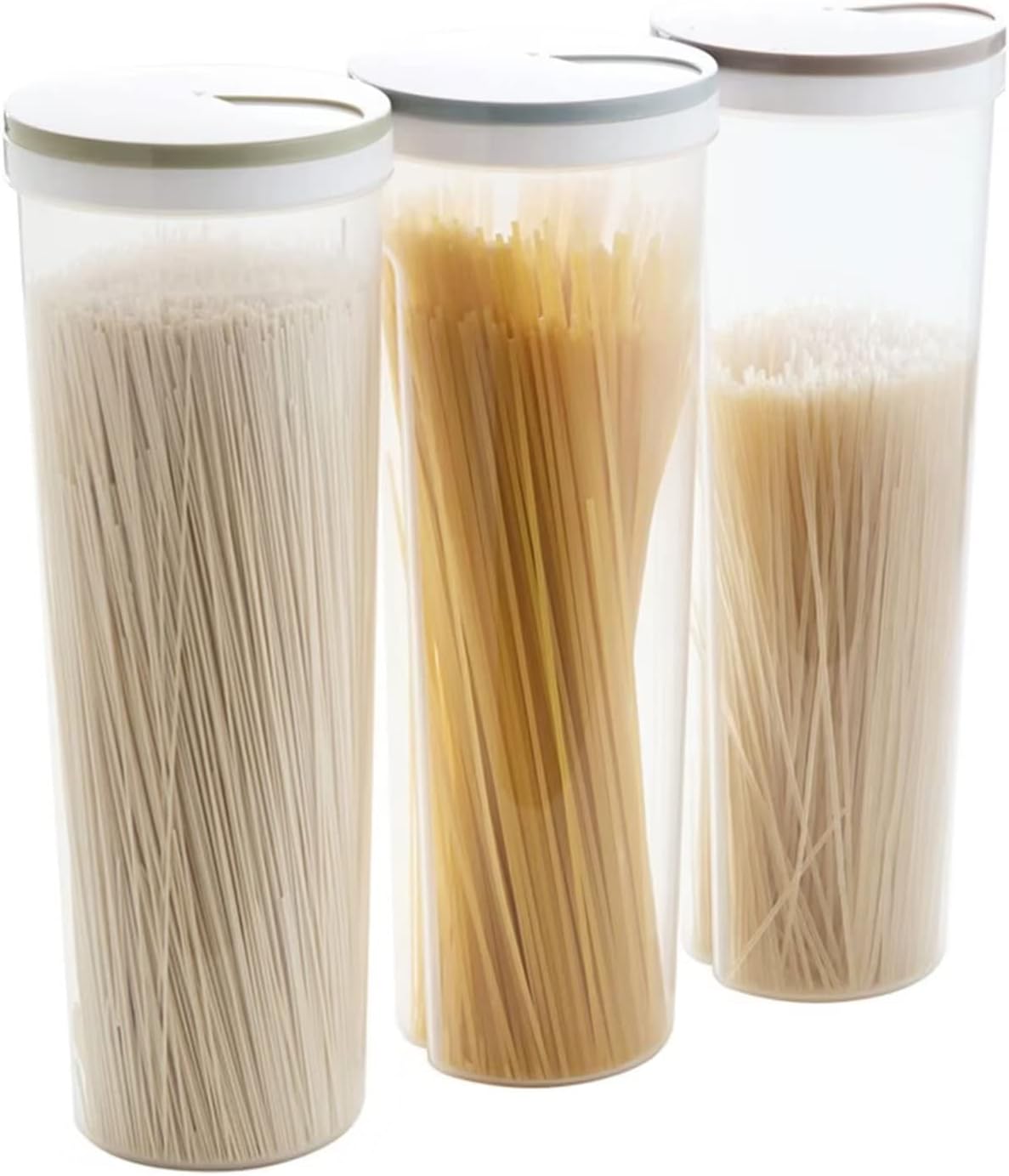 Amazon.com: Typutomi 3PCS Noodle Storage Box, Plastic Pasta Storage ...