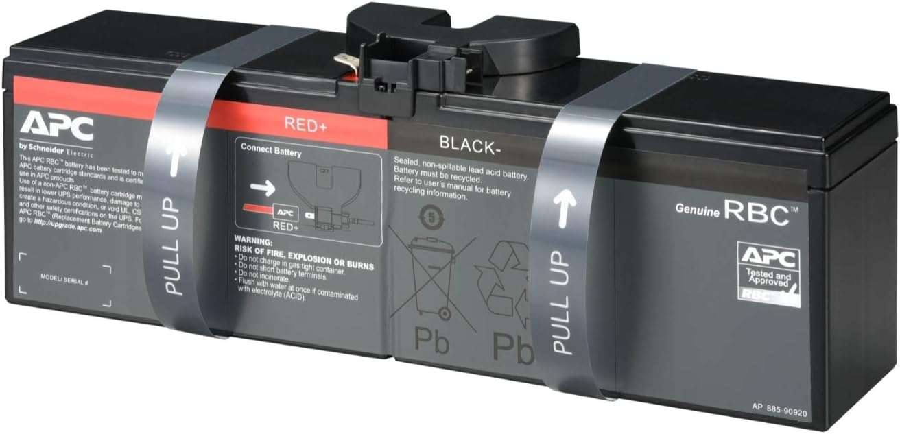 APC UPS Battery Replacement, APCRBC163, for APC UPS BR1500MS2 and ...