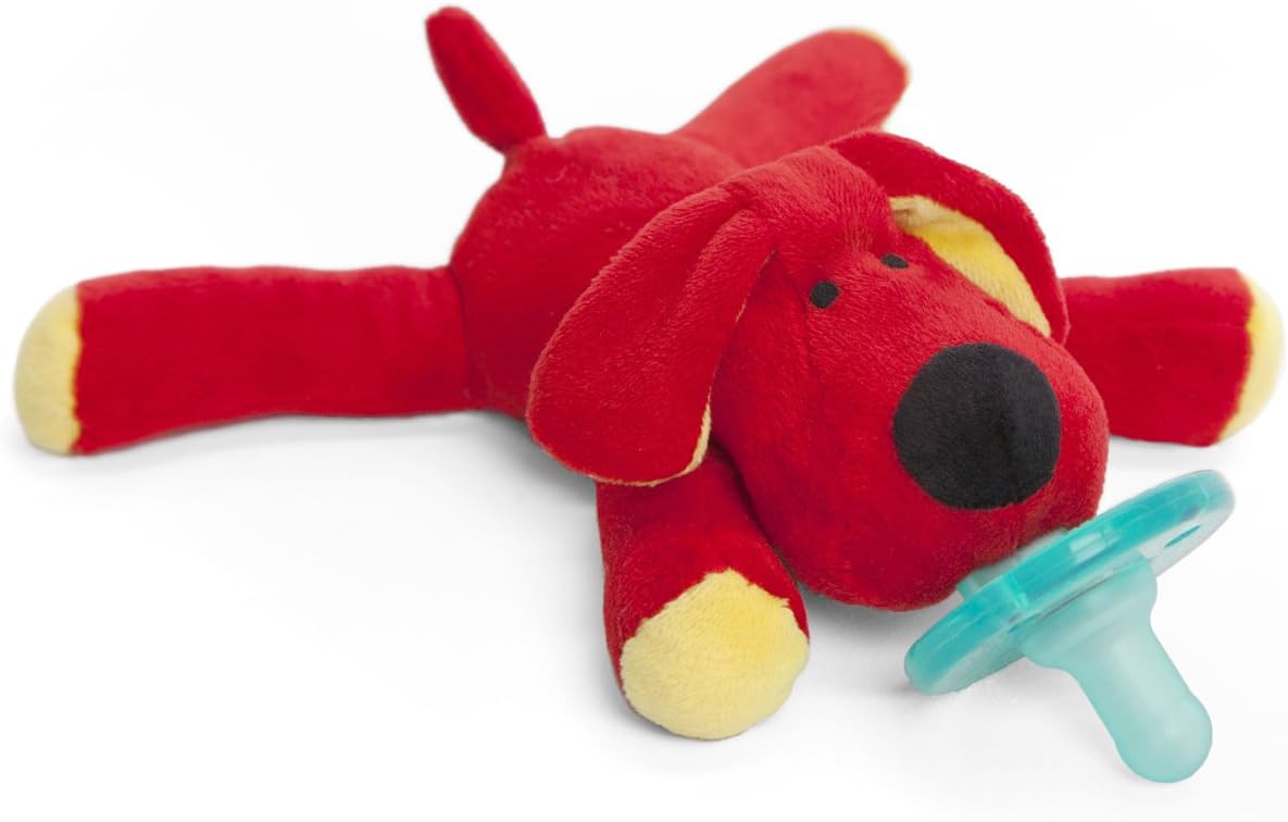 Amazon.com : WubbaNub Infant Pacifier - Red Dog : Baby Pacifiers : Baby