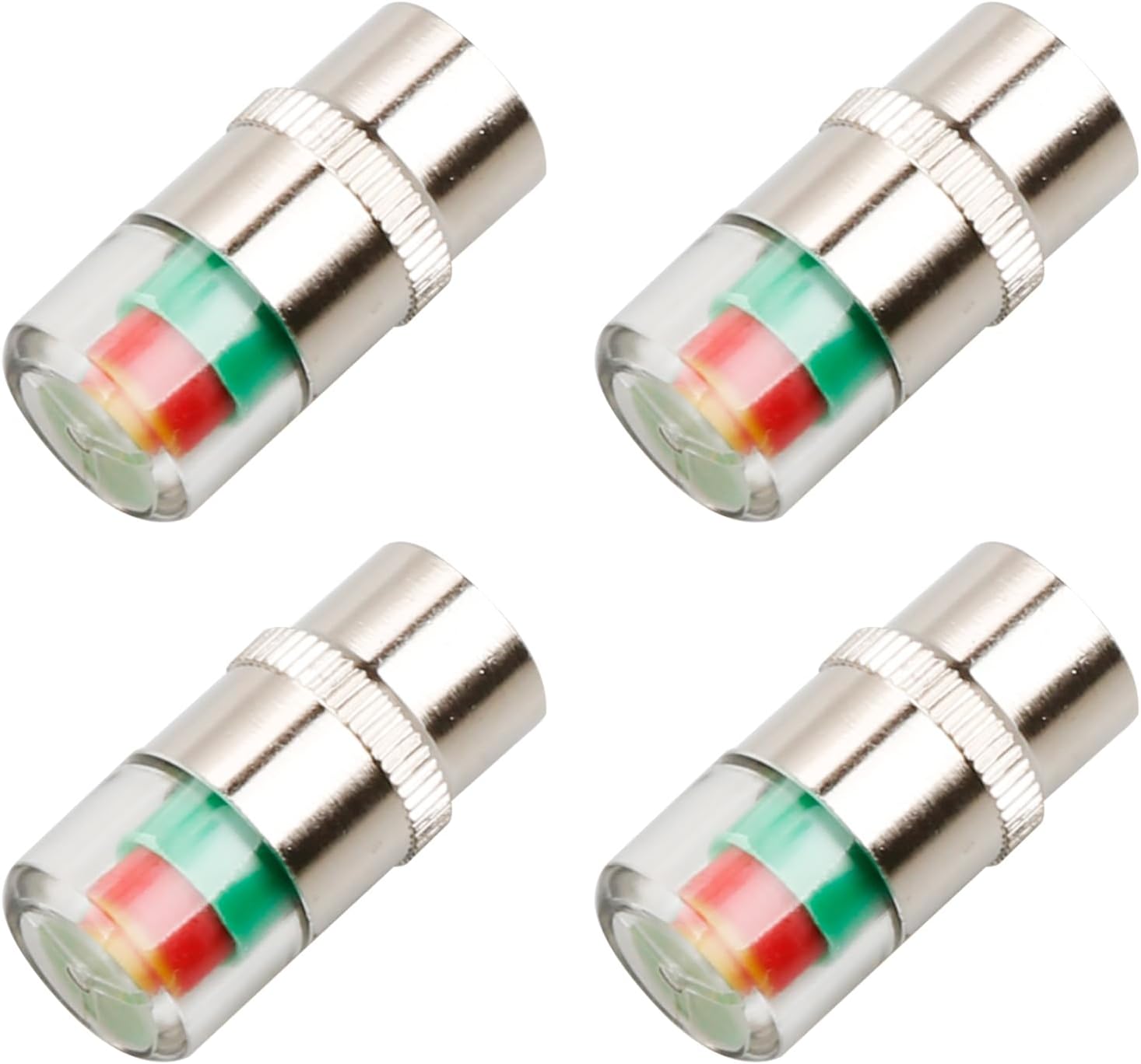 Vanyibro 4 PCS Car Tire Tyre Pressure Monitor Valve Stem Caps,Air Valve ...
