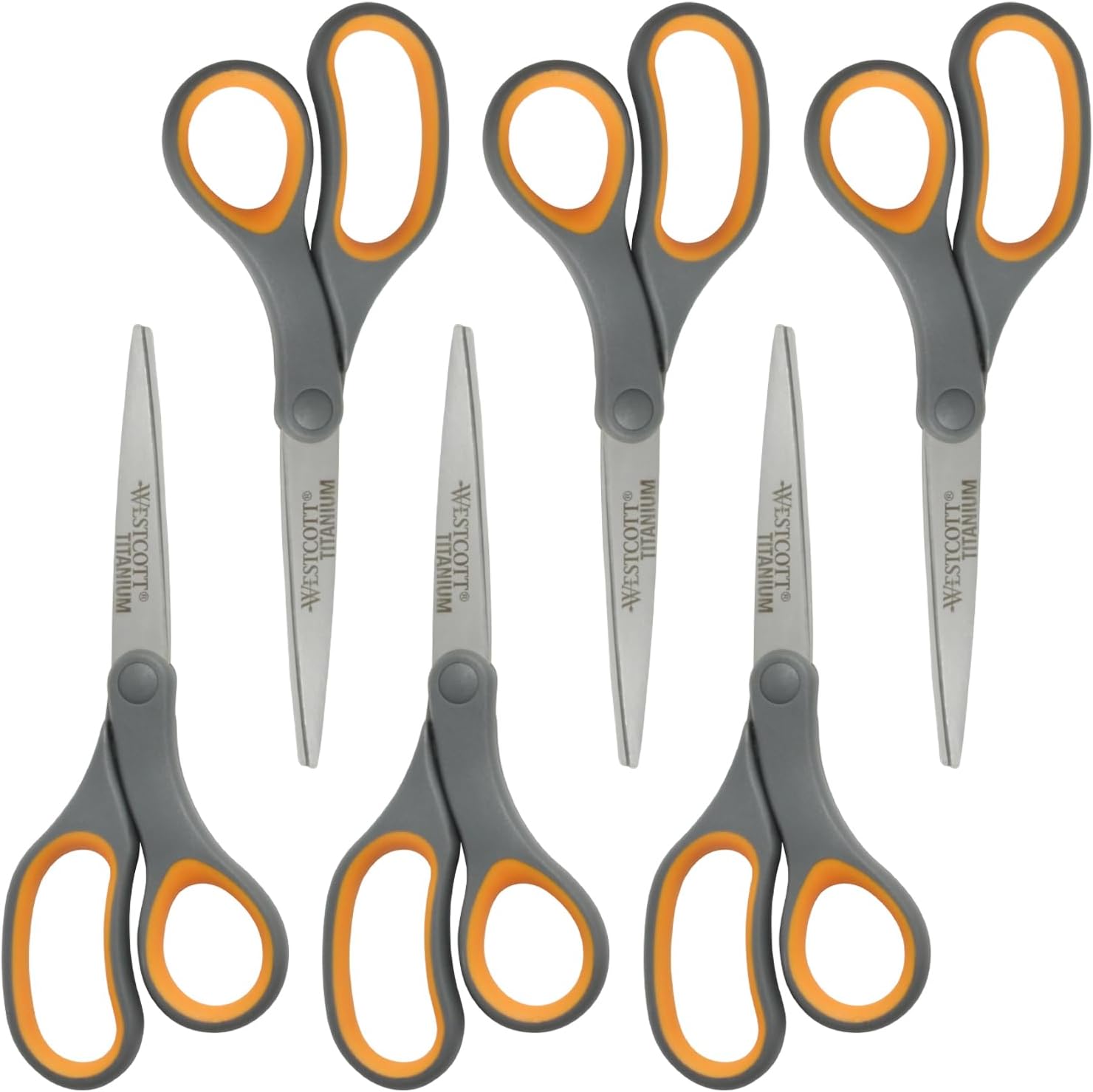 Amazon.com: Westcott Titanium Bonded Scissors, Soft Handle, 8 ...