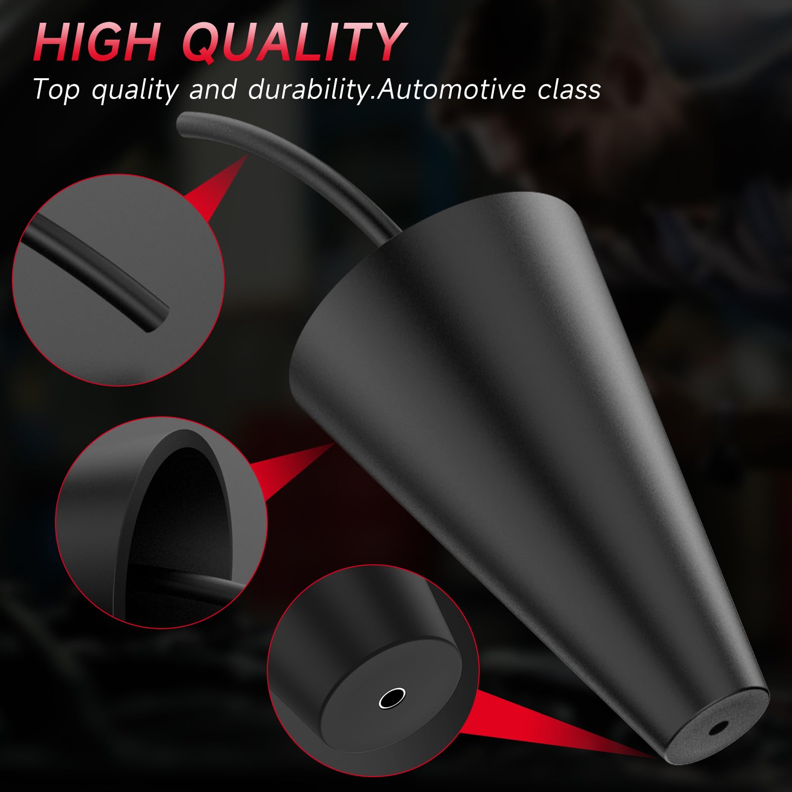 Snapklik.com : Smoke Cone Leak Detector Exhaust Intake Boot Adapter ...