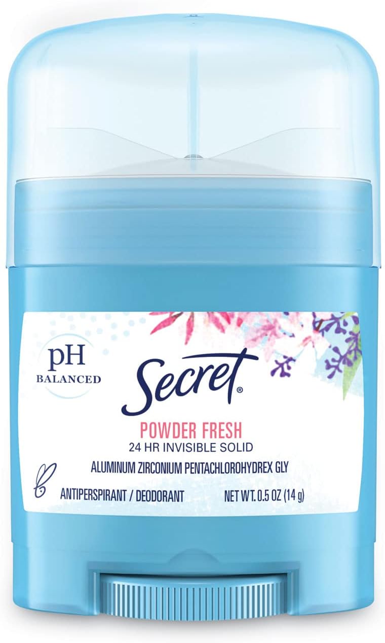 Amazon.com : SECRET Powder Fresh Invisible Solid Deodorant Travel Size ...