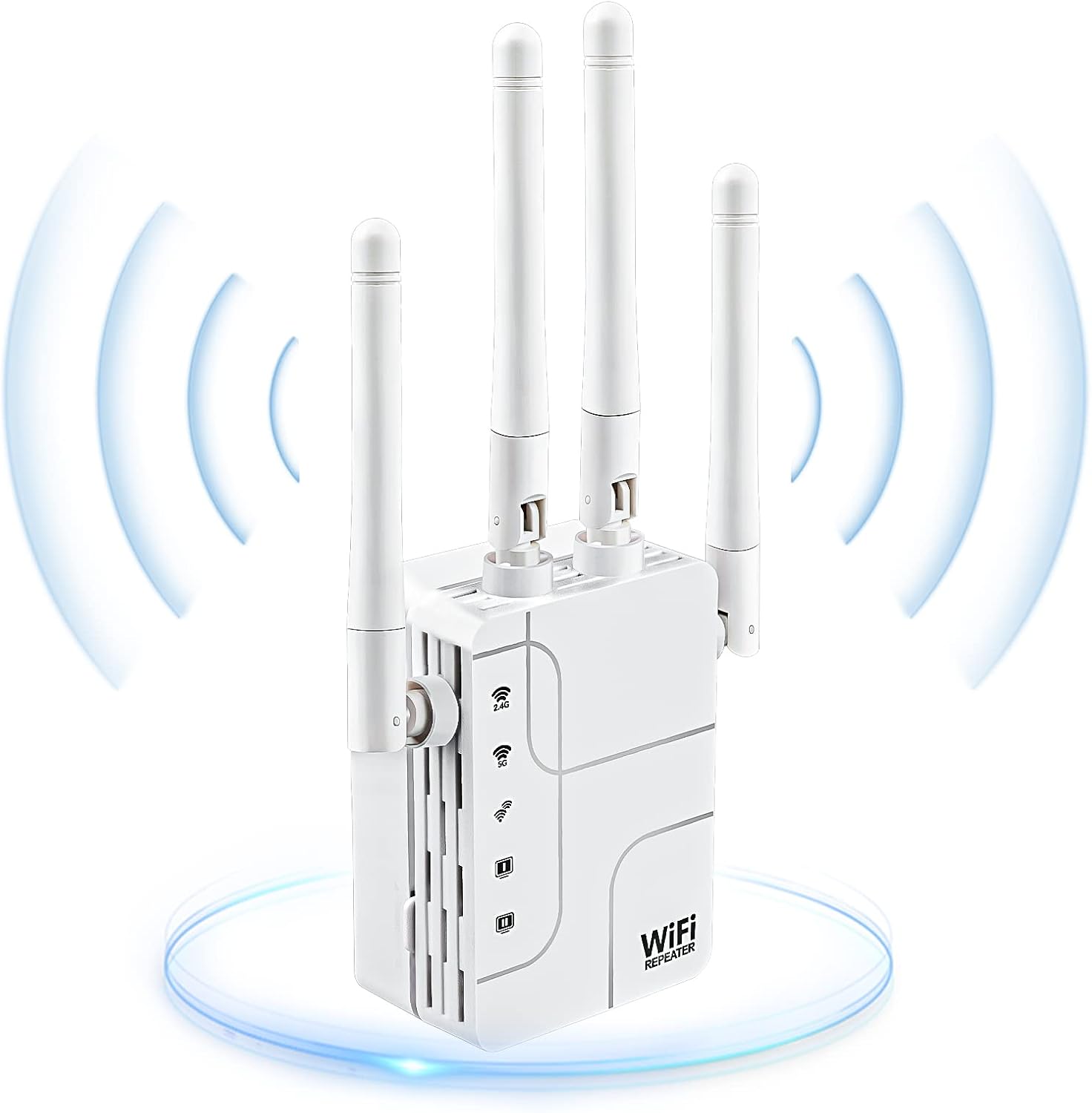 Repetidor WiFi, 1200Mbps Amplificador Señal 2.4GHz y 5GHz, Largo ...