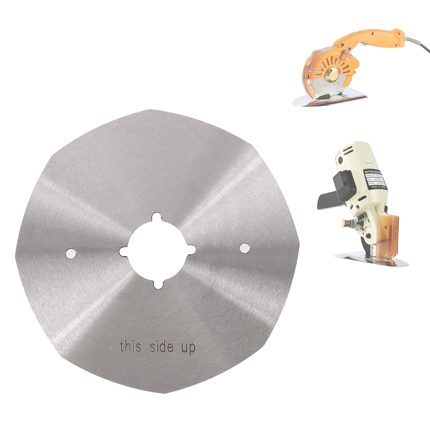 BEAMNOVA 100mm 4 Inch Replacement Blade HSS for Electric Fabric Cutter ...