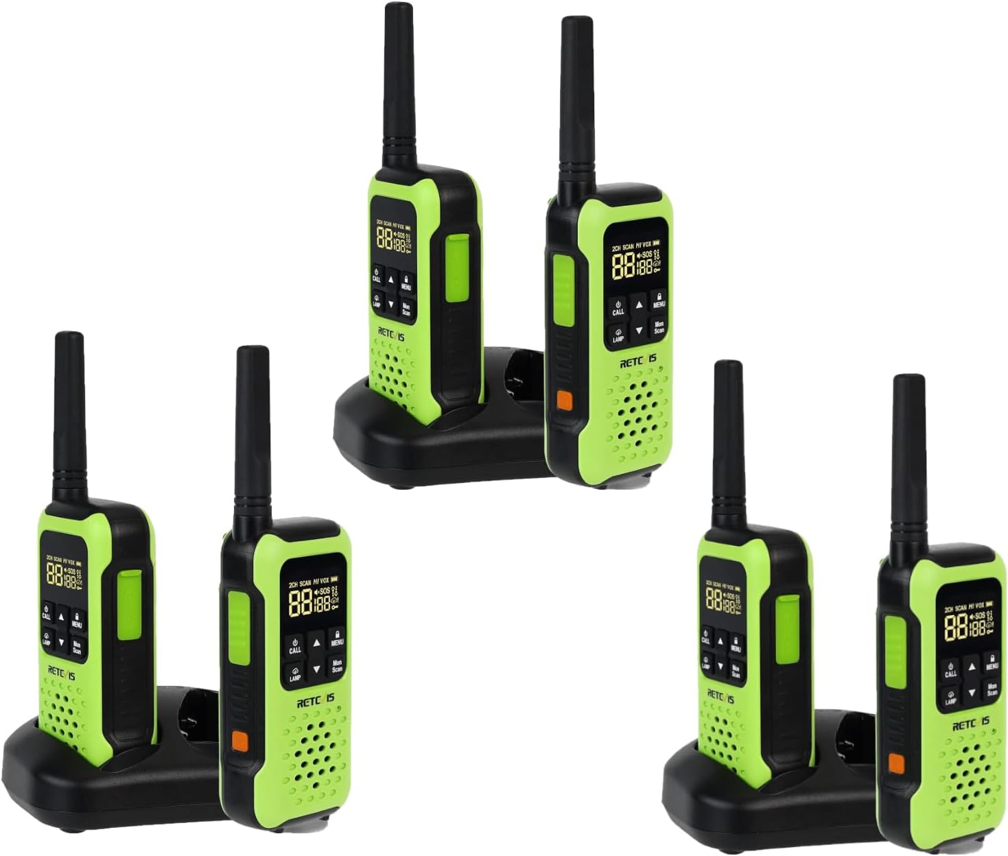 Amazon.com: Retevis RT49P Waterproof Walkie Talkies, IP67 Floating ...