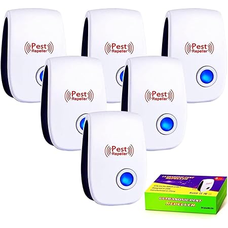 Amazon.com: Toyukia 2023 Upgraded Dual Ultrasonic Pest Repeller 8 Pack ...