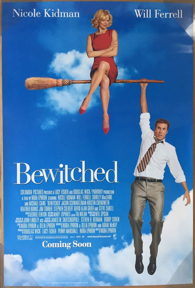 Amazon.com: BEWITCHED MOVIE POSTER 2 Sided ORIGINAL FINAL 27x40 WILL ...