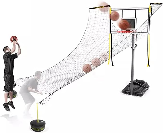 Amazon.com : Basketball Net Rebounder, 16 FT X 16 FT Basketball Return ...