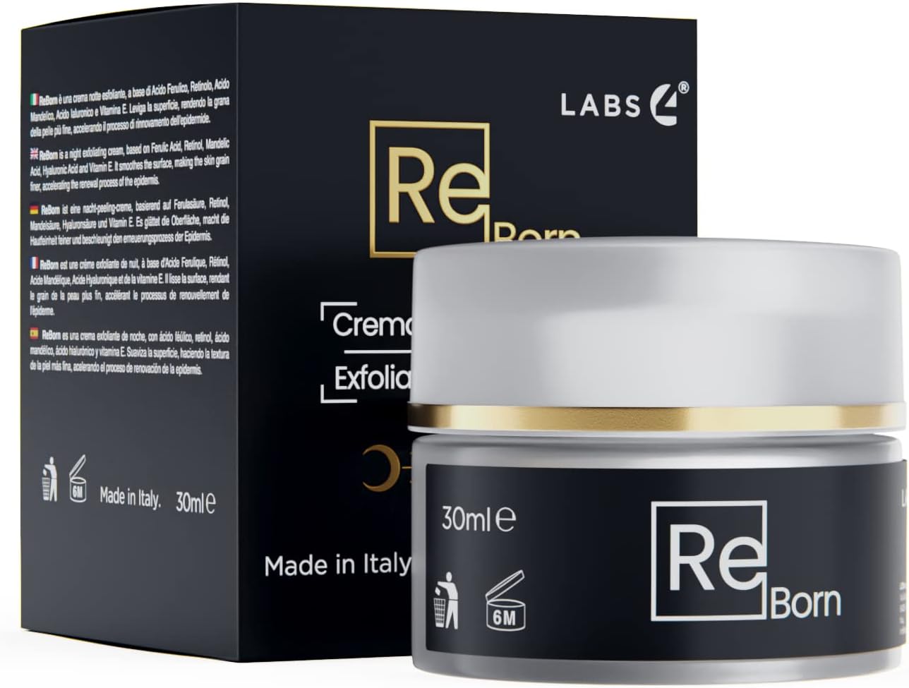 [POTENTE] Crema Viso Acido ialuronico con Retinolo | Crema Antirughe ...