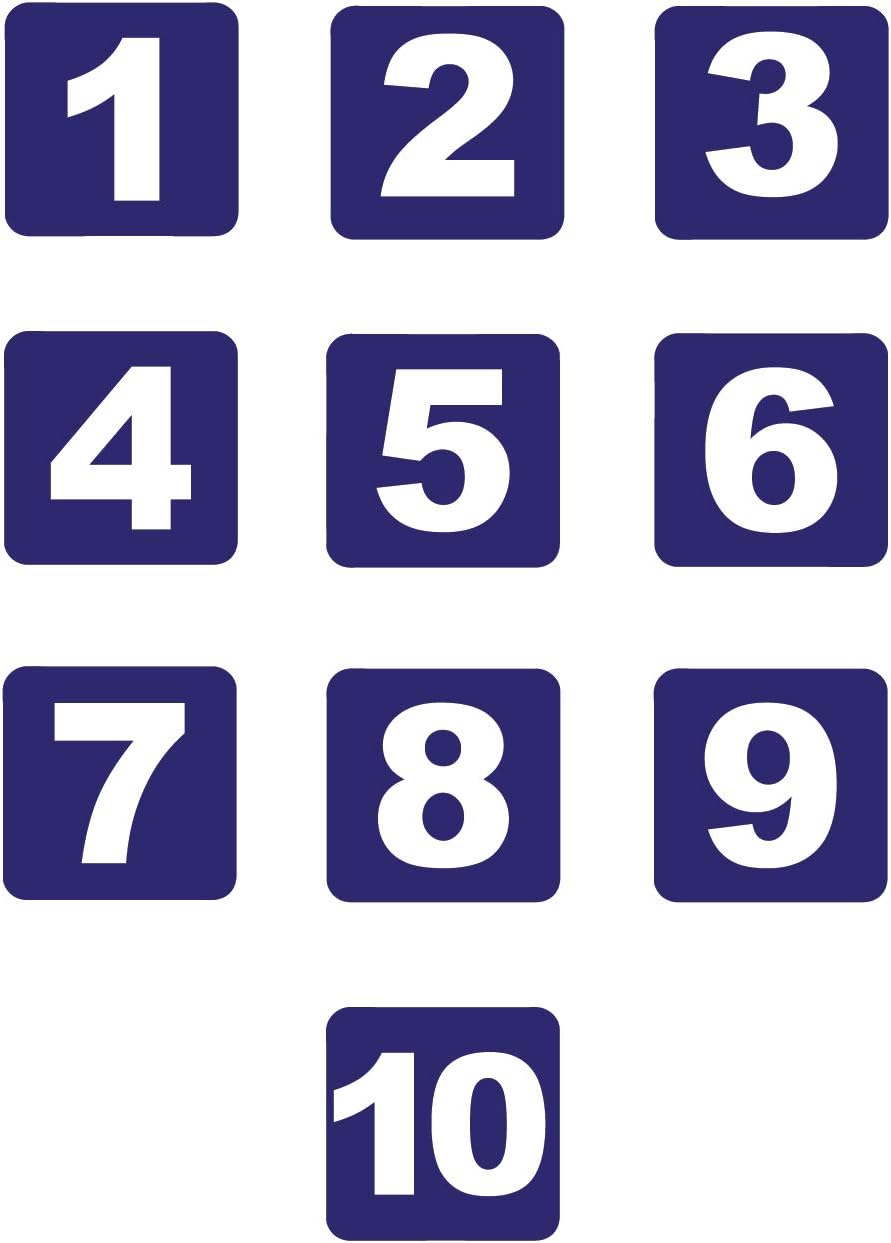 Numbers 123 Digits Room Number Sign Sticker for Lodge Rooms Hospital ...