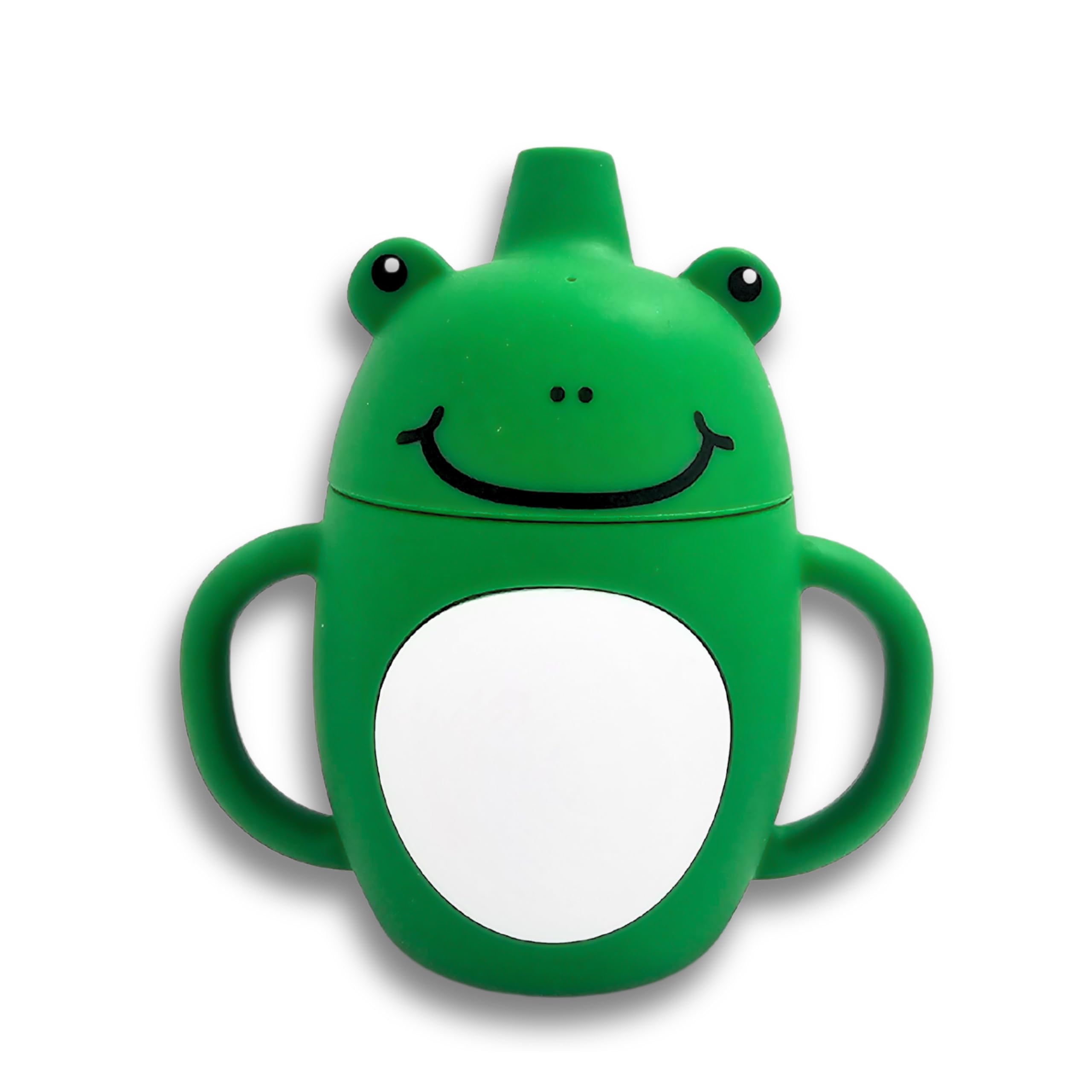 Amazon.com: COZY CUDDLE Green Frog BPA-Free Silicone Sippy Cup & Snack ...