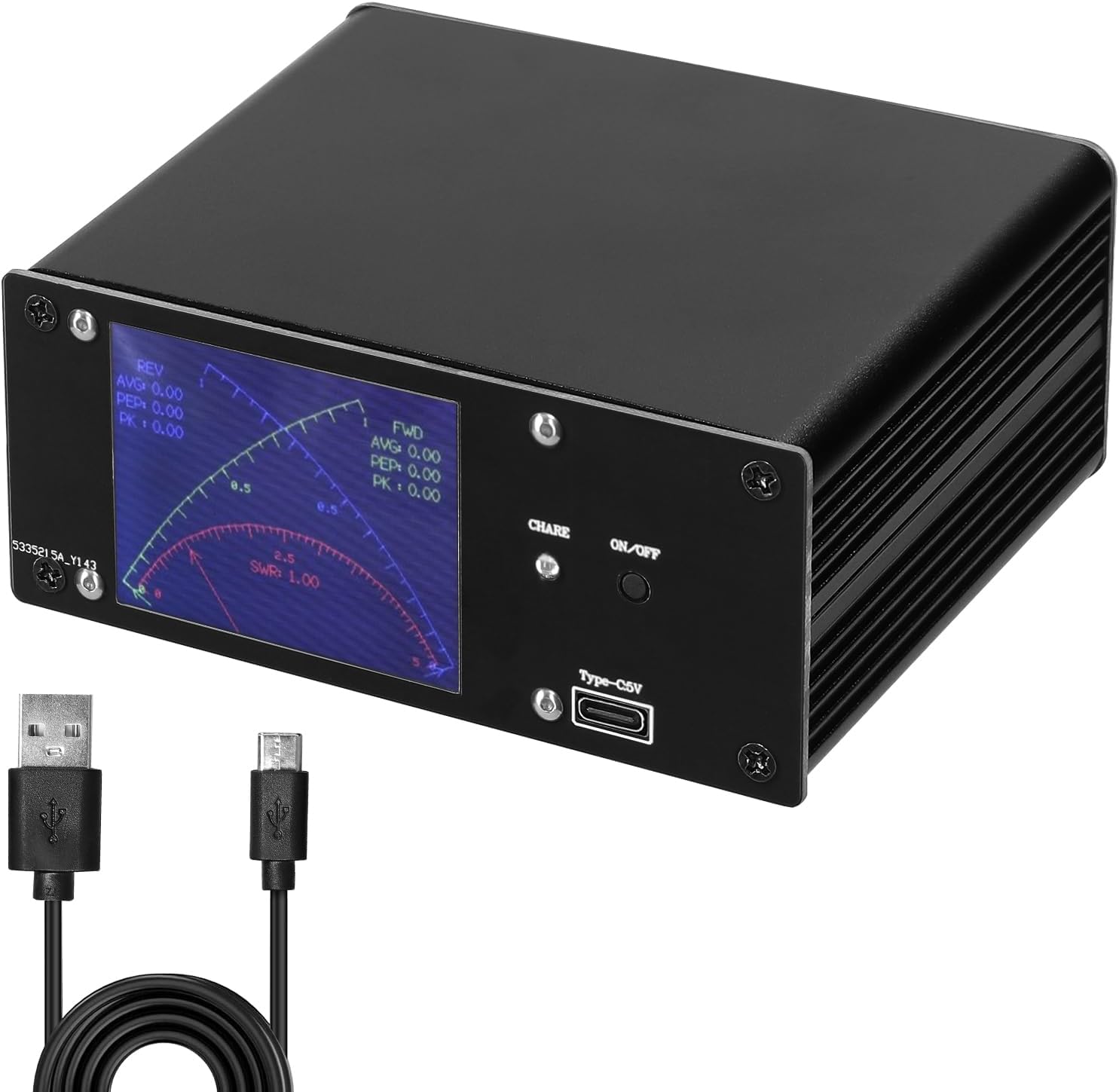 Amazon.com: YIWENG SWR Meter,Full Touchscreen Shortwave Power Meter ...