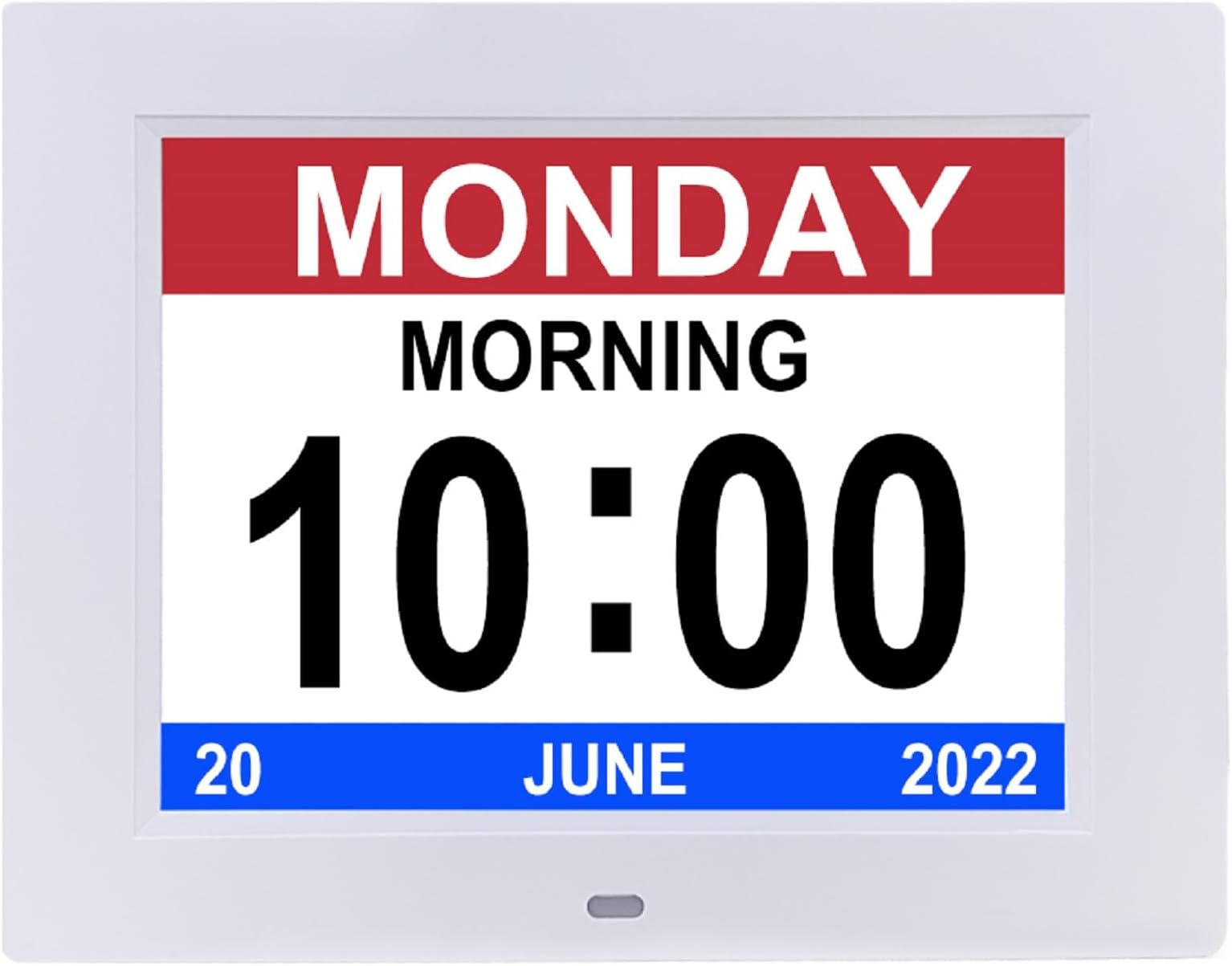 Dementia Clocks 7 Inches Calendar, Day Date Clock with Large Clear ...