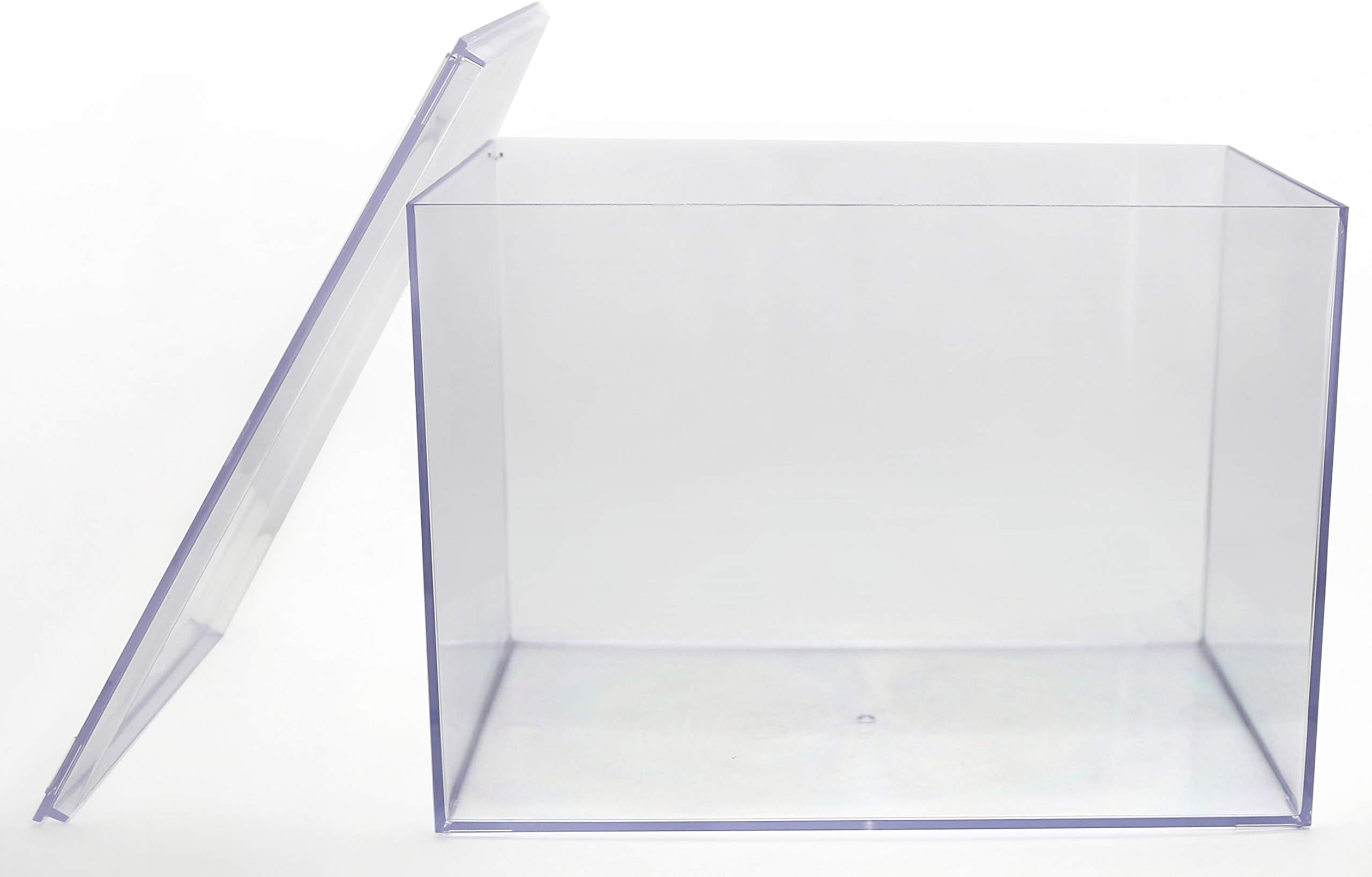 Amazon.com: Crystal Clear Hard Plastic Display Case for Collectibles ...