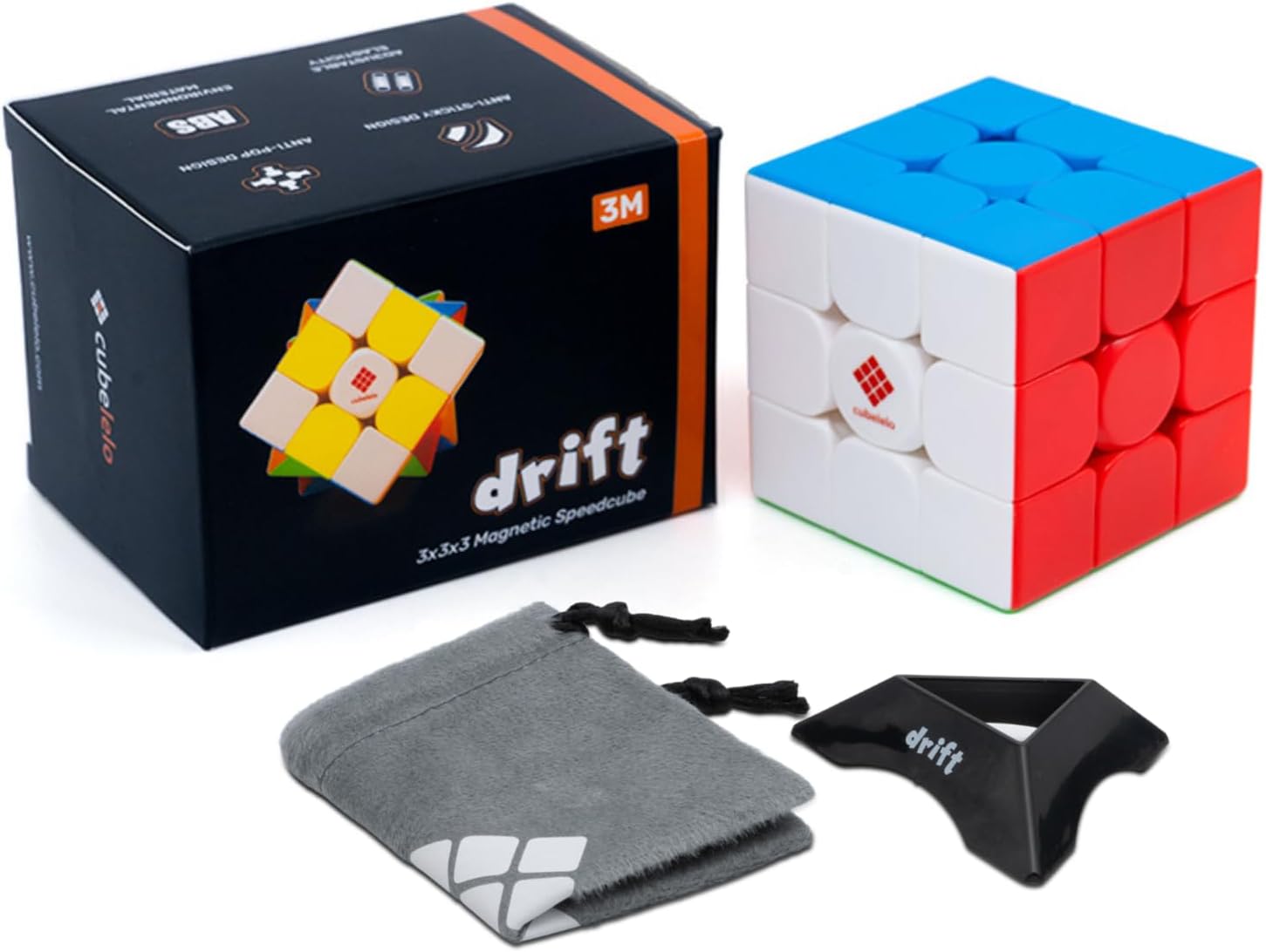 Lotfancy Gan 356 M 3X3 Magnetic Speed Cube, Gan Cube, 3X3X3 Magic Cube ...