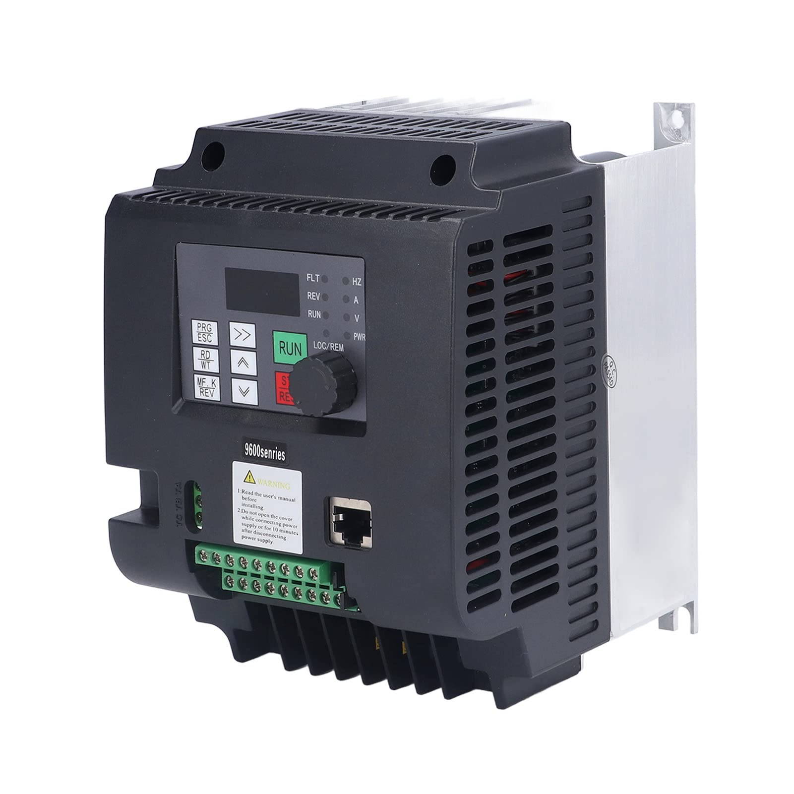 Buy Single Phase To 3 Phase VFD Inverter, Large Torsion 4KW 5HP Motor ...