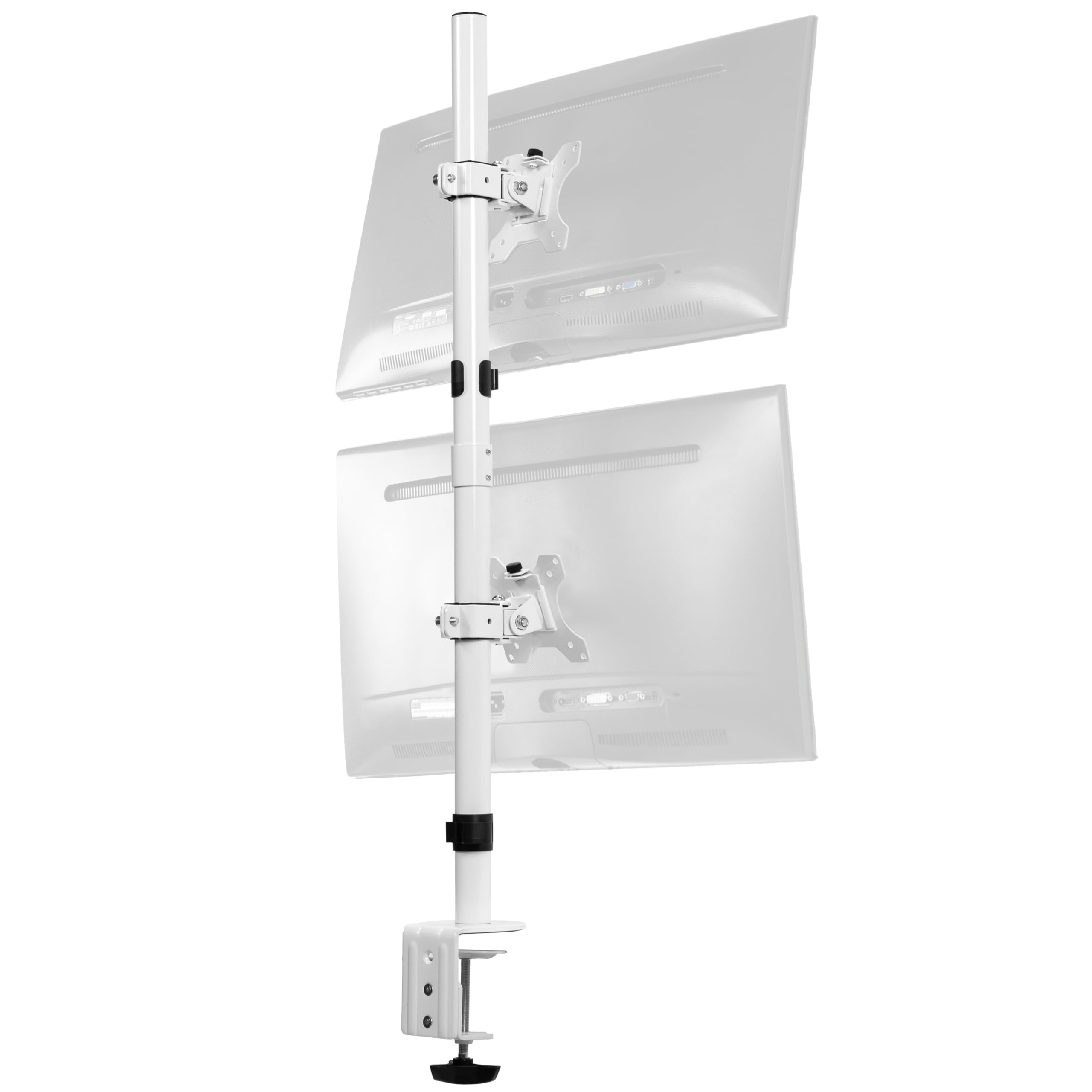 Amazon.com: VIVO Dual Vertically Stacked LCD Monitor Desk Mount, Extra ...