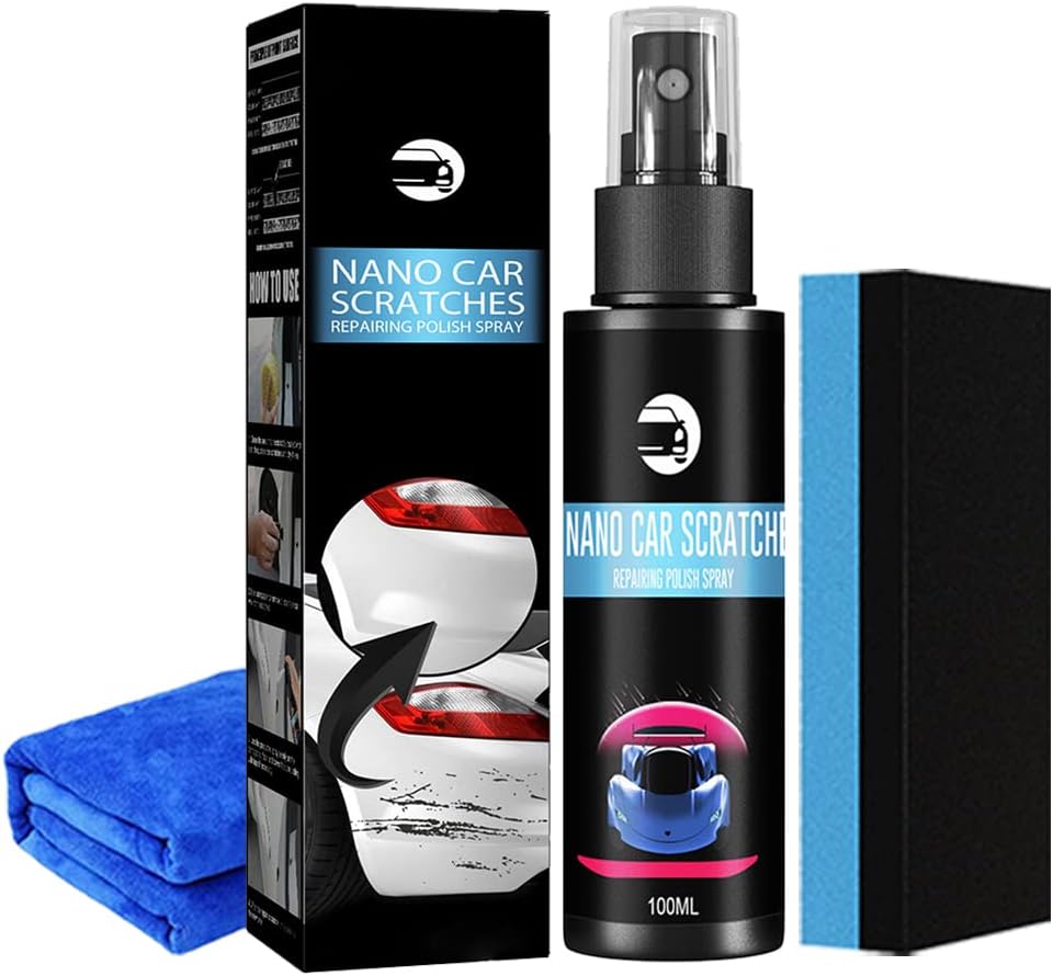 Amazon.com: Nano Car Scratch Repair Spray, 2023 Upgrade Set Car Scratch ...
