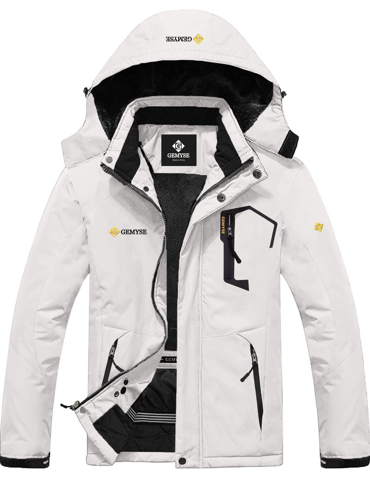 Snapklik.com : GEMYSE Mens Mountain Waterproof Ski Snow Jacket Winter ...