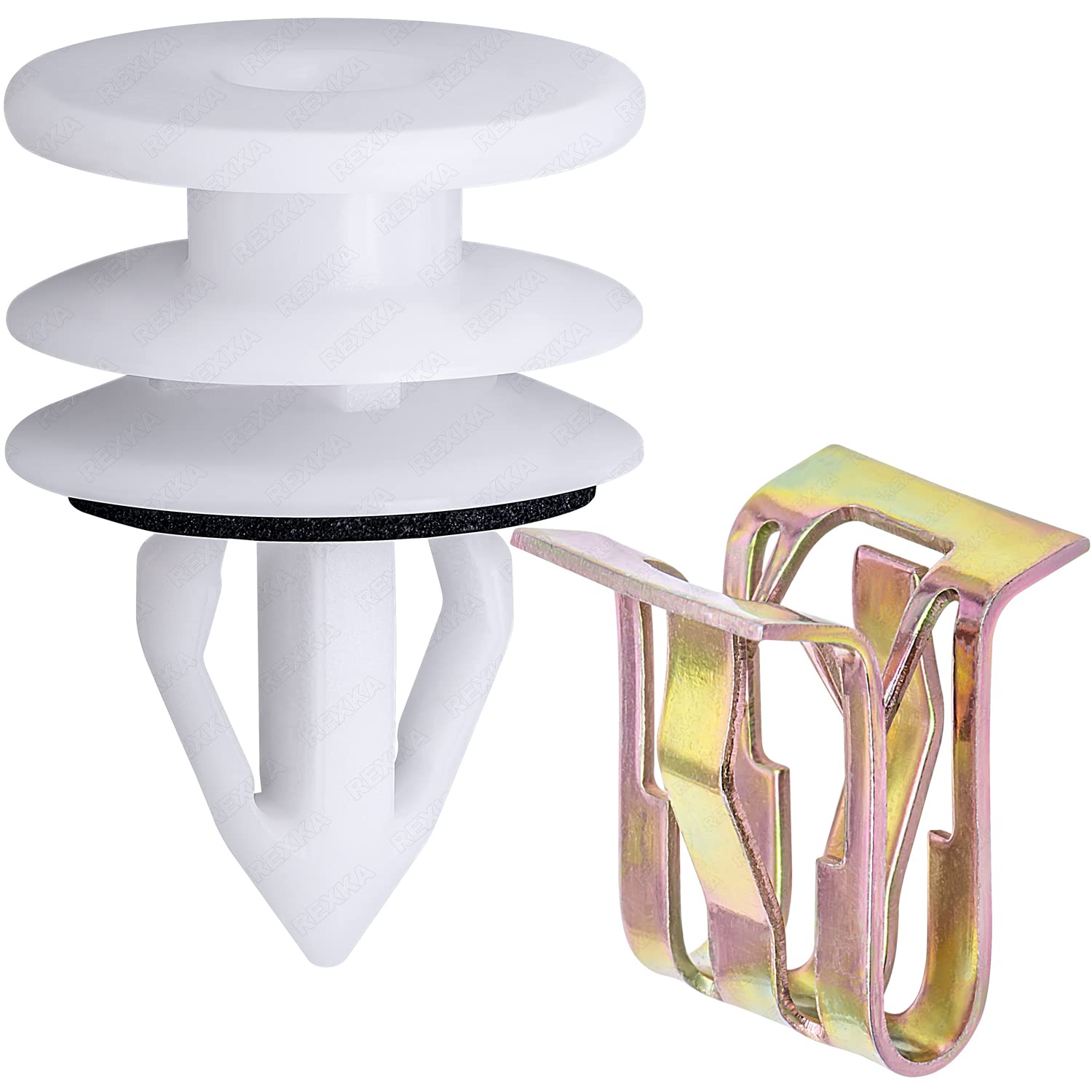 Rexka 20 Sets Door Panel Trim Clips Hardware Kit for GM Chevy Buick ...