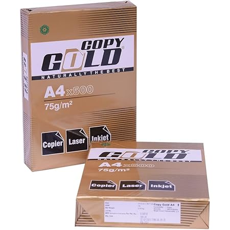Copy Gold Copier Paper, 75 GSM, A4, 500 Sheets - White : Amazon.in ...