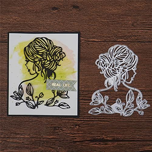 Amazon.com: Long Skirt Girl Metal Die Cuts,Dress Suit Women Flower ...