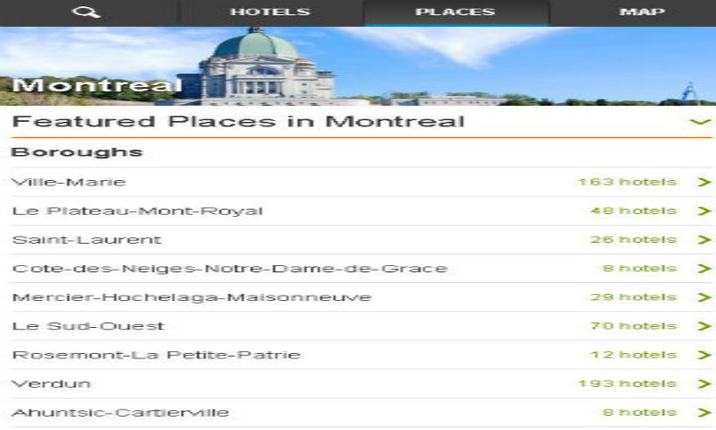 Montreal Canada Hotel Booking - App on Amazon Appstore