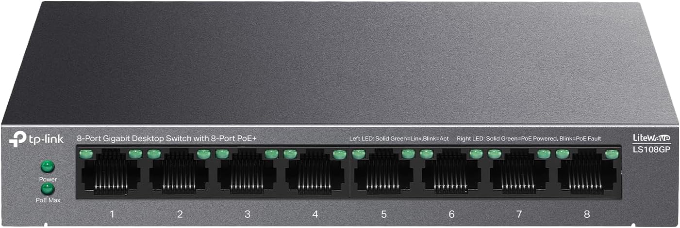 Amazon.com: Ubiquiti TOUGHSwitch PoE Pro - Switch - 8 Ports - Managed ...