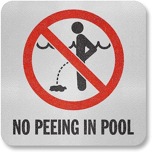 Amazon.com: Swimming Pool Depth Marker Sticker No Diving Adhesive Pool ...