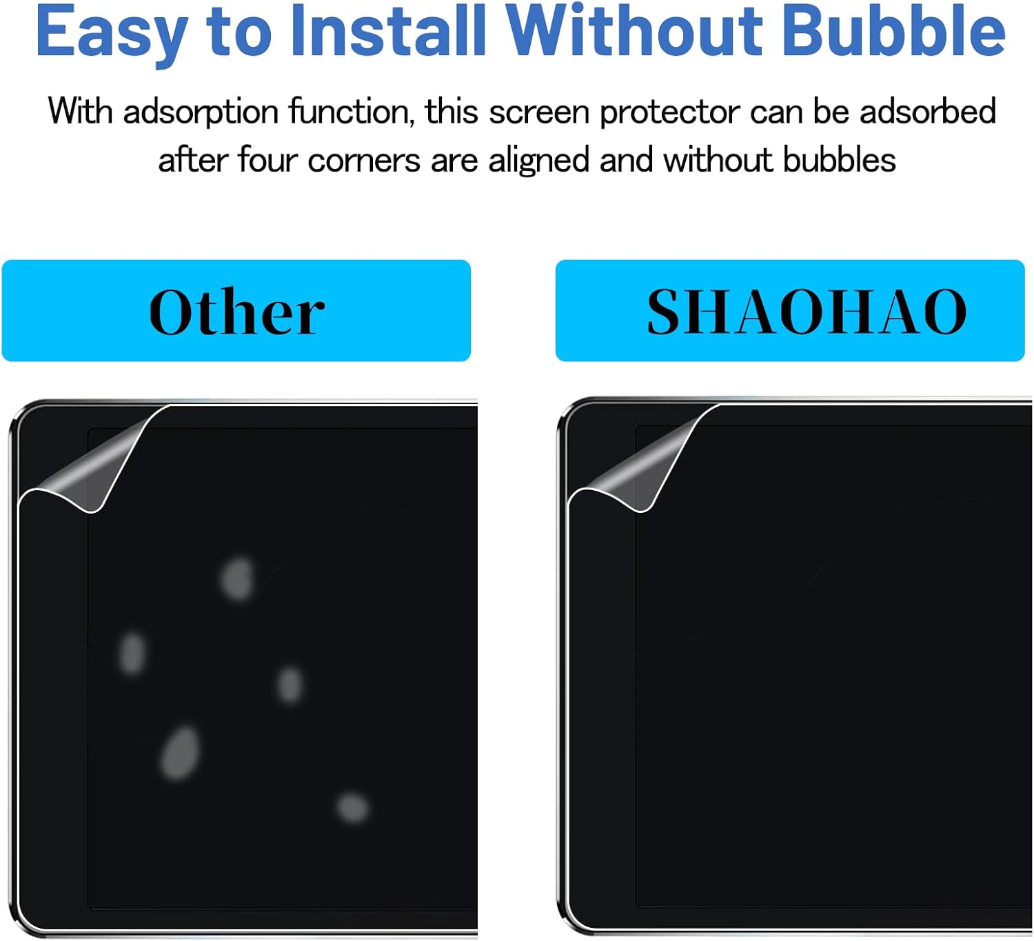 SHAOHAO for 2024 Toyota Land Cruiser Screen Protector 12.3 Inch, Fit for Toyota Land Cruiser ...