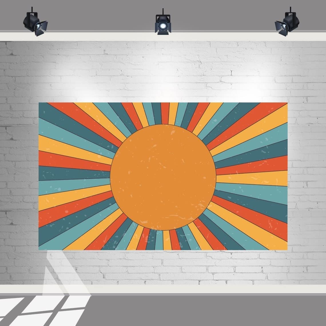 Amazon.com : 7 x5 FT Boho Sunshine Birthday Decorations Backdrop ...