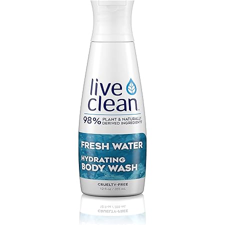 Amazon.com : Live Clean Body Wash, Hydrating Fresh Water, 17 Oz ...