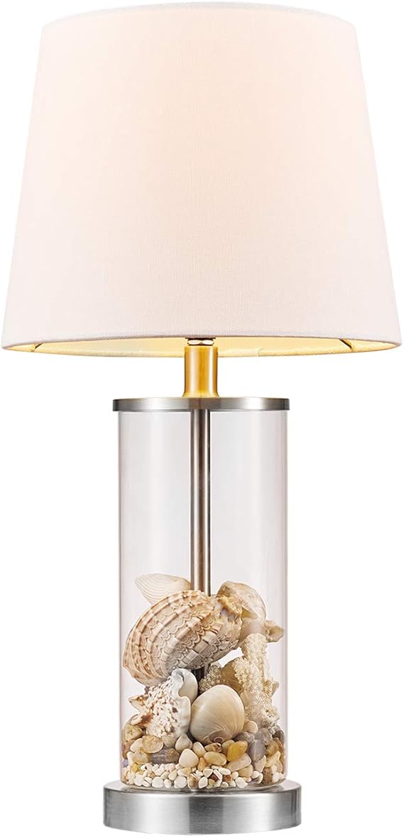 Amazon.com: Globe Electric 67155 20" Fillable Table Lamp, Clear Glass ...