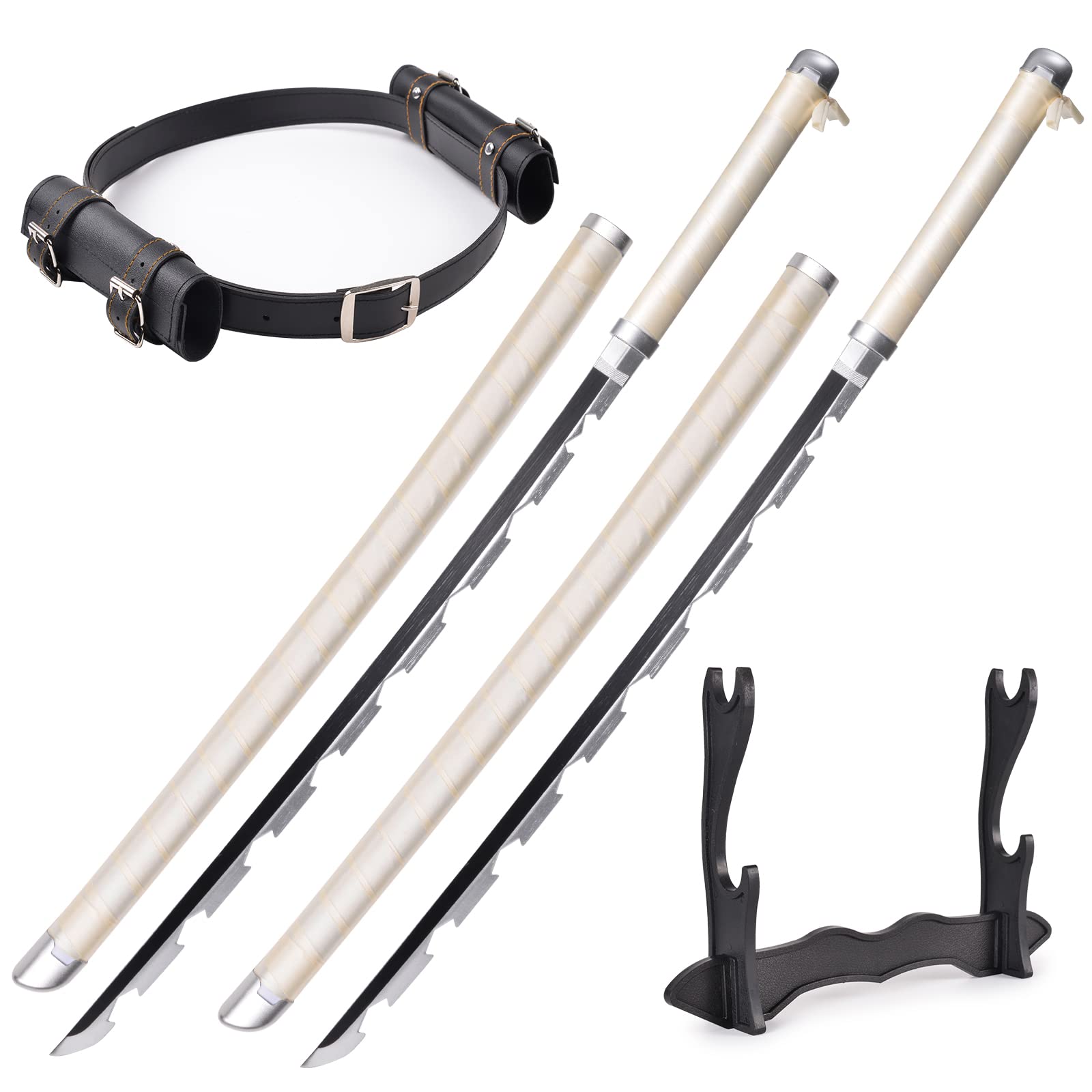 Bamboo Demon Slayer Sword 41inch,with Display Stand and Belt, Rengoku ...