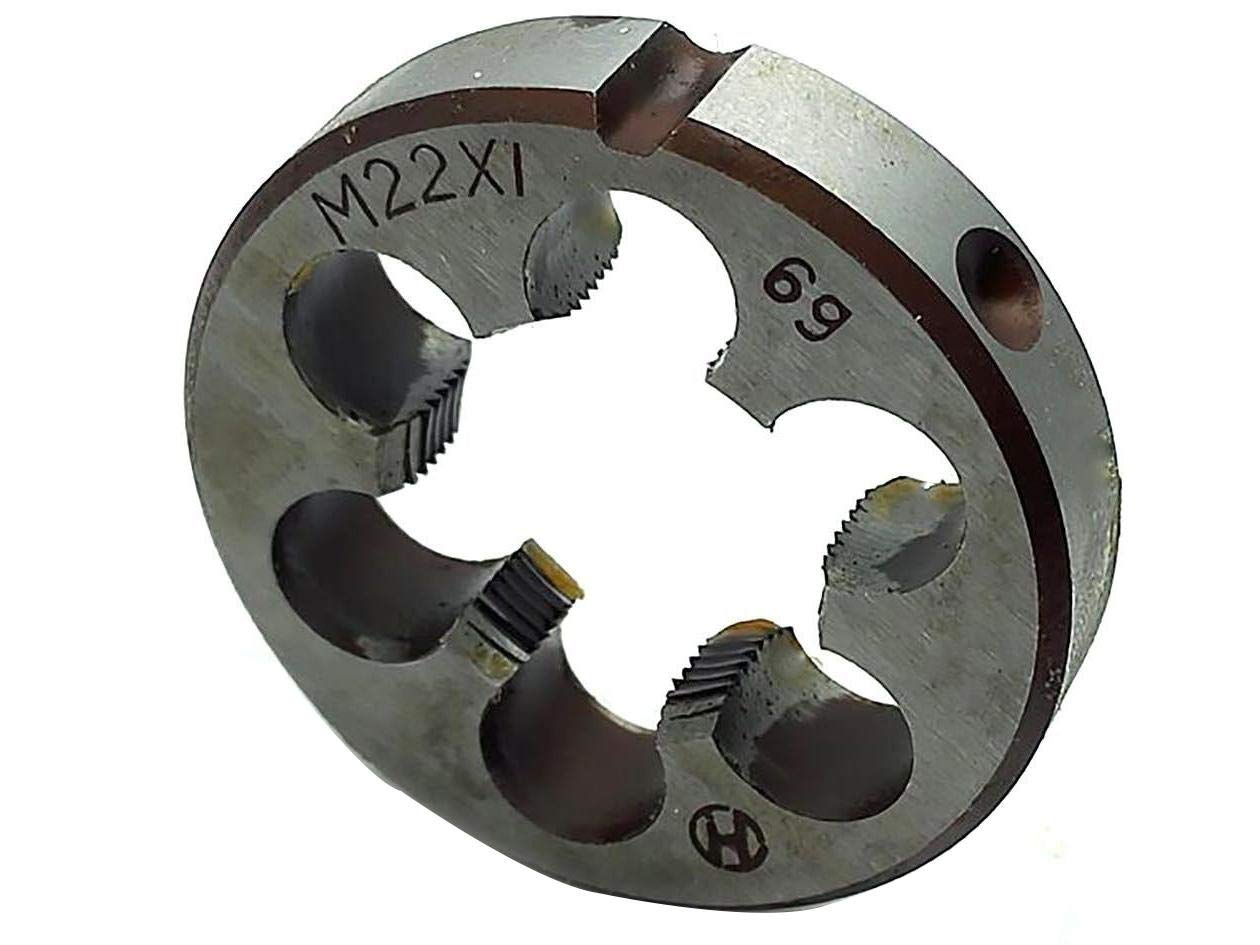 Amazon.com: HSS 22mm x 1 Metric Die Right Hand Thread M22 x 1mm Pitch ...