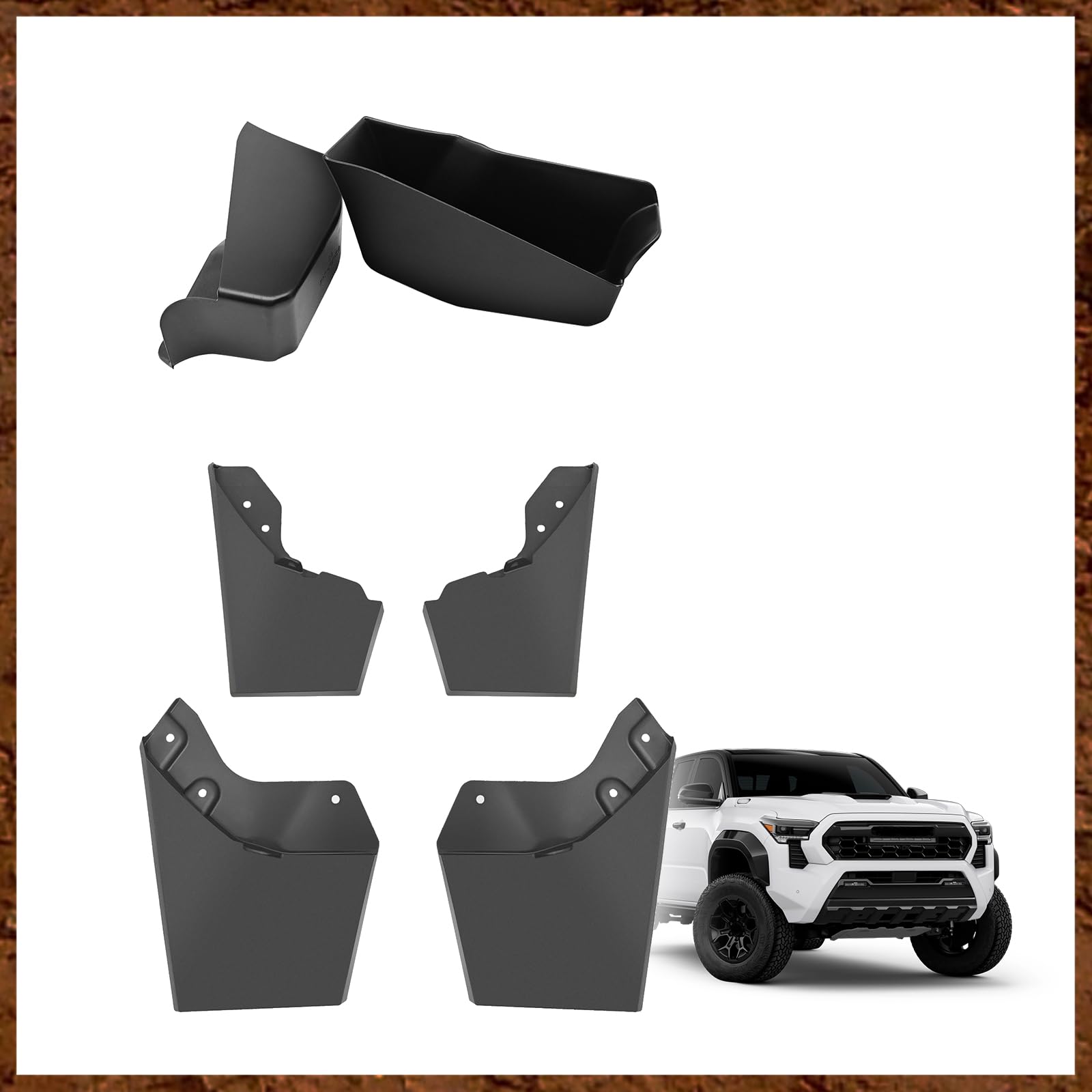 Amazon.com: Muslogy Mud Flaps Front and Rear Mud Guards & Front Door ...