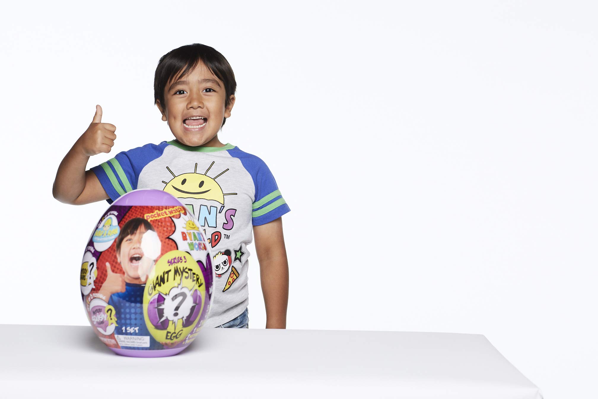 Buy RYAN'S WORLD Giant Mystery Egg Series 3, Filled with Surprises, 1 ...