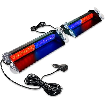 Amazon.com: WOWTOU Traffic Advisor 2 in 1 LED Red Blue Emergency Strobe ...