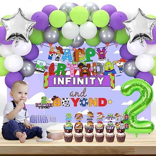 Snapklik.com : Crenics Two Infinity And Beyond Birthday Decorations ...